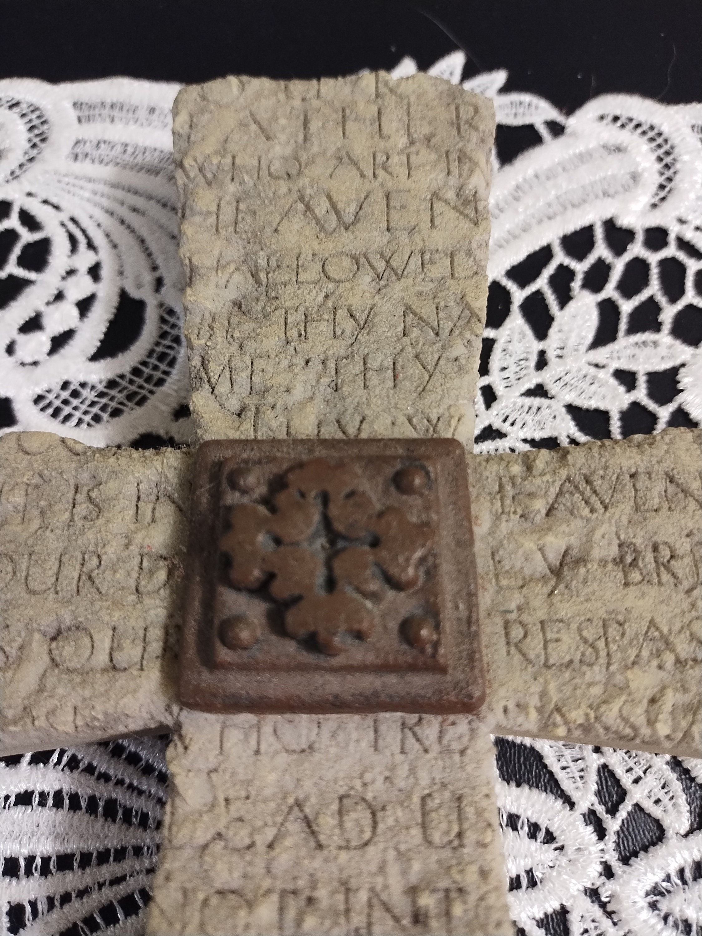 The Lord's Prayer Cross - Etsy