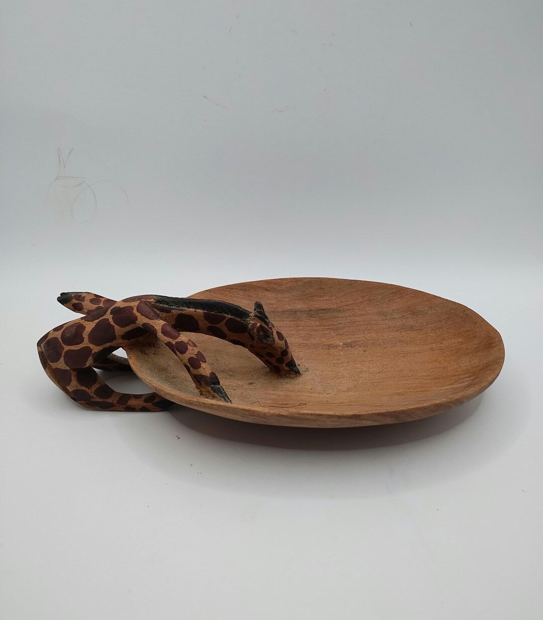 Wood Giraffe Nut/trinket Dish From Kenya - Etsy