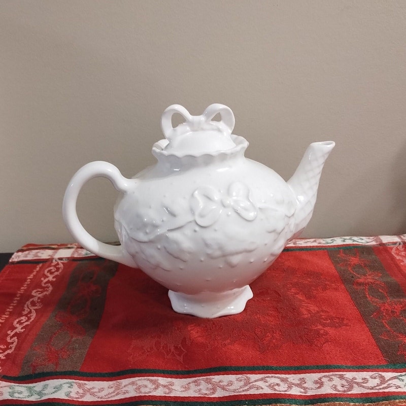 Embossed Teapot - Etsy