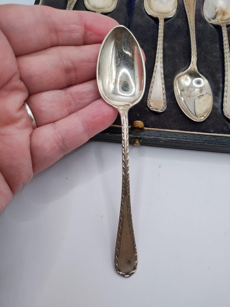 Set of 6 Vintage EPNS Silverplate Spoons - 1940's - Etsy