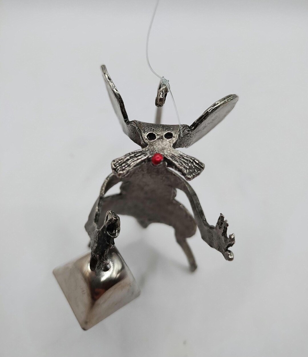 Pewter Tabletop/hanging Mouse Figurine - Vintage - Etsy