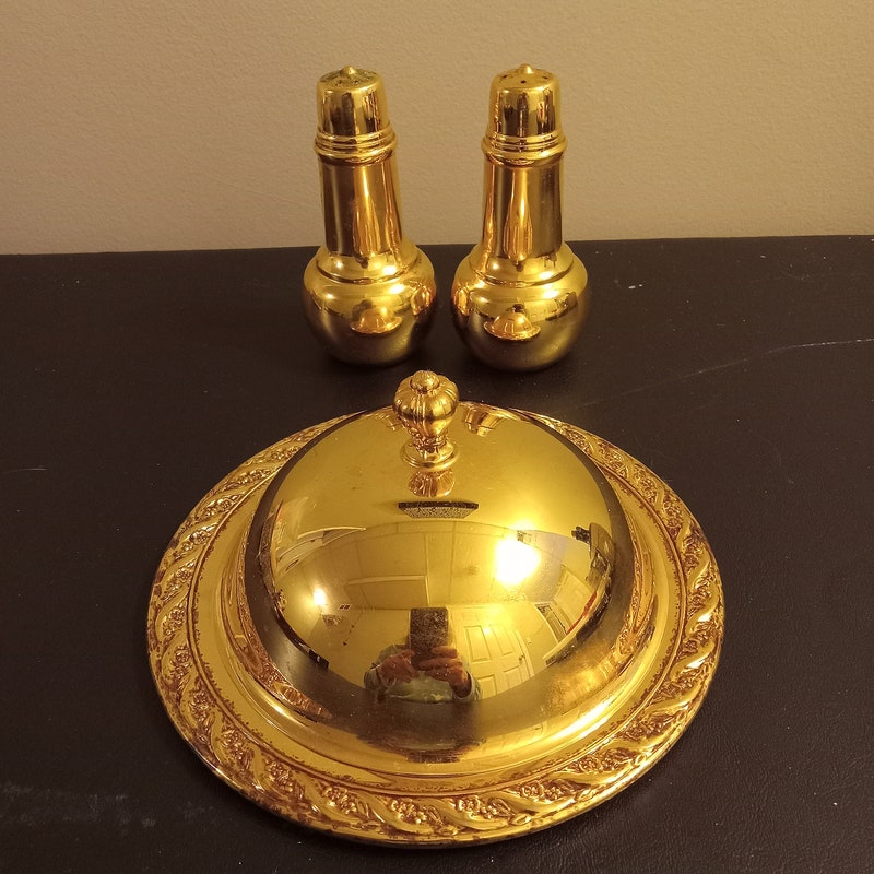 Gold Butter Dish - Etsy