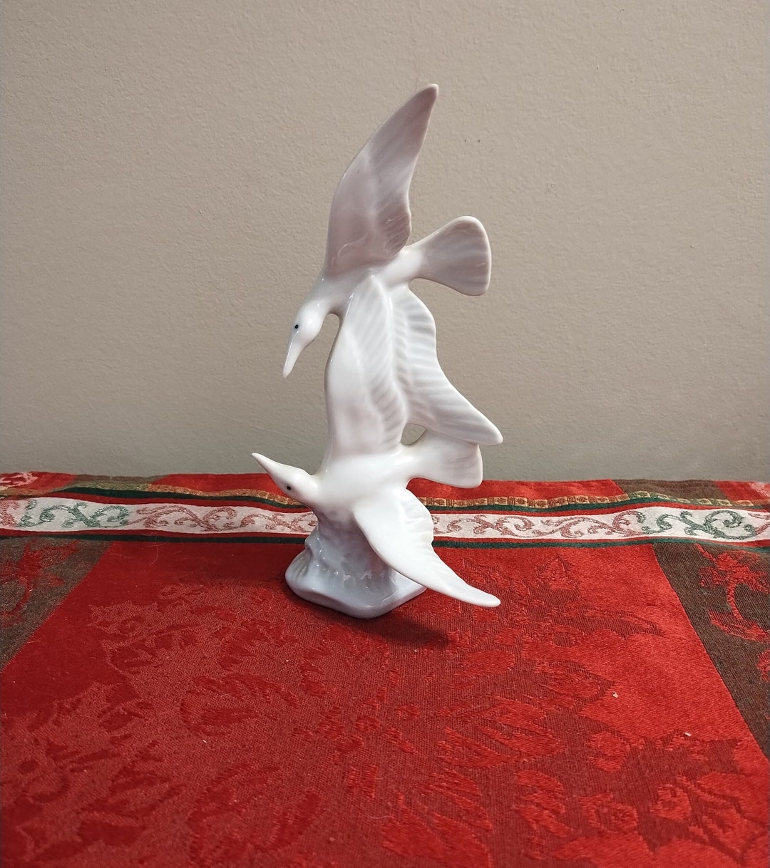 Pretty Ceramic Seagull Figurine - Etsy