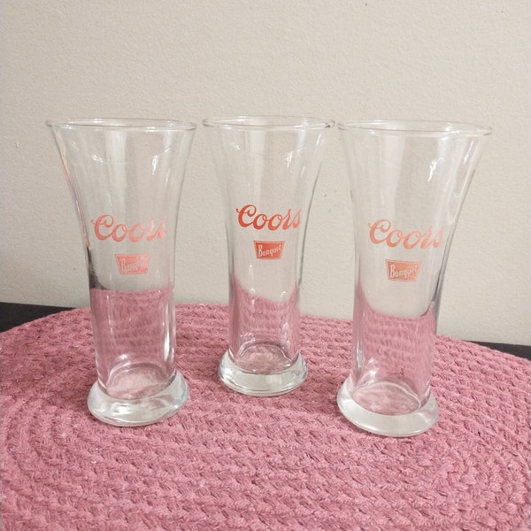 Coors Banquet Glasses Etsy