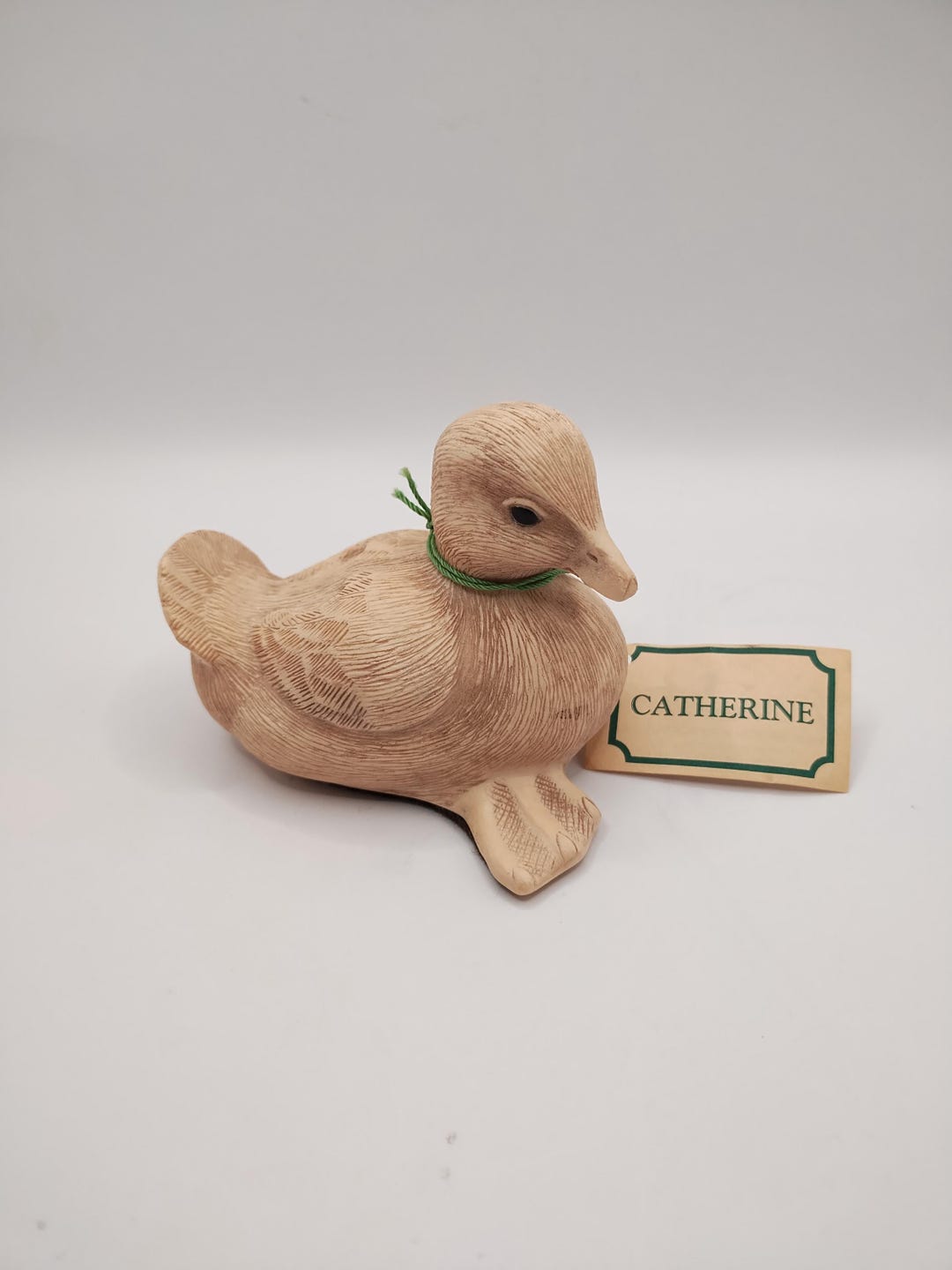 Vintage Small Resin Duck Figurine by Catherine/farm Pond Puddlers ...