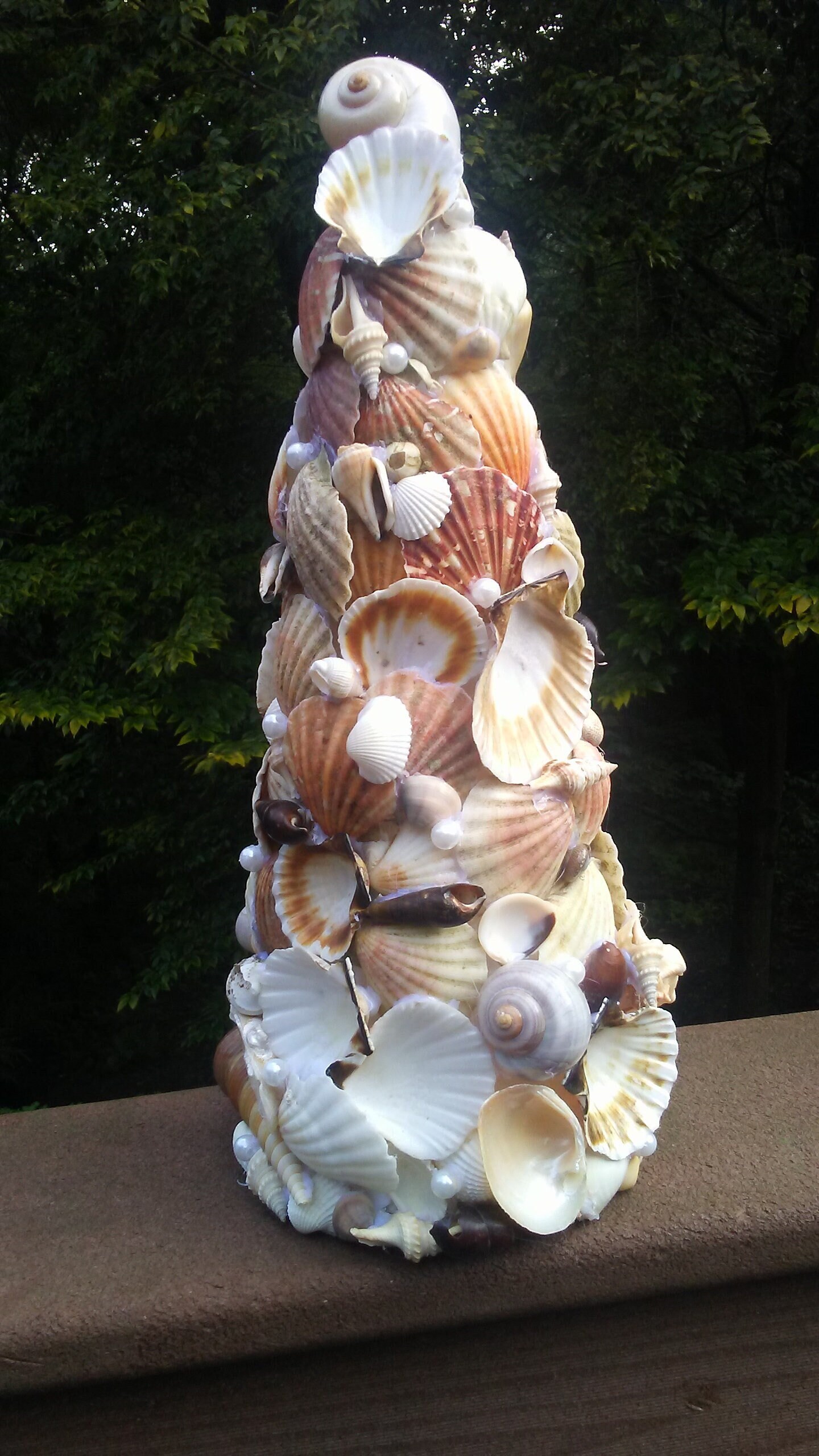 13.5 Seashell Holidaytabletop Tree - Etsy