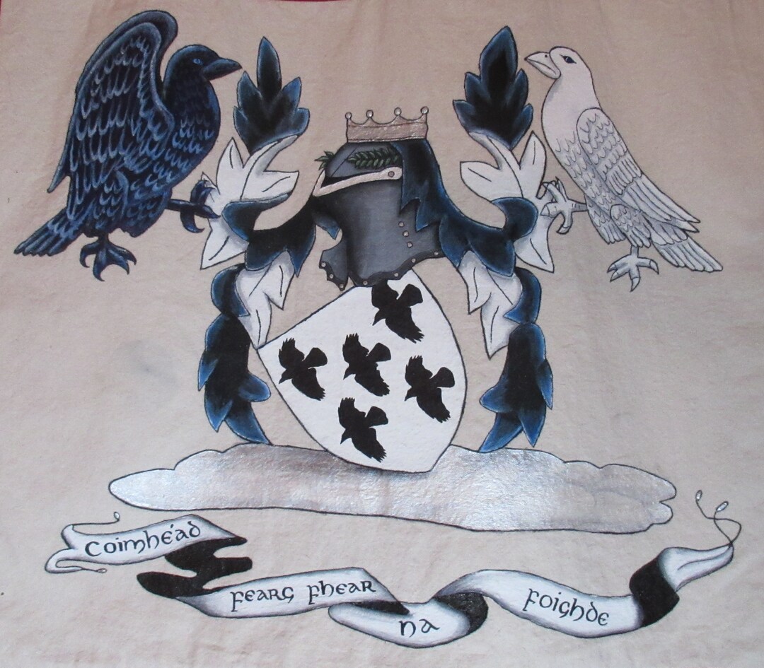Family Crest Hand Made Full Achievement Banner - Etsy
