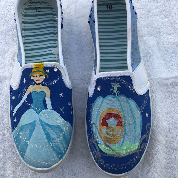 Cinderella Inspired Shoes - Etsy