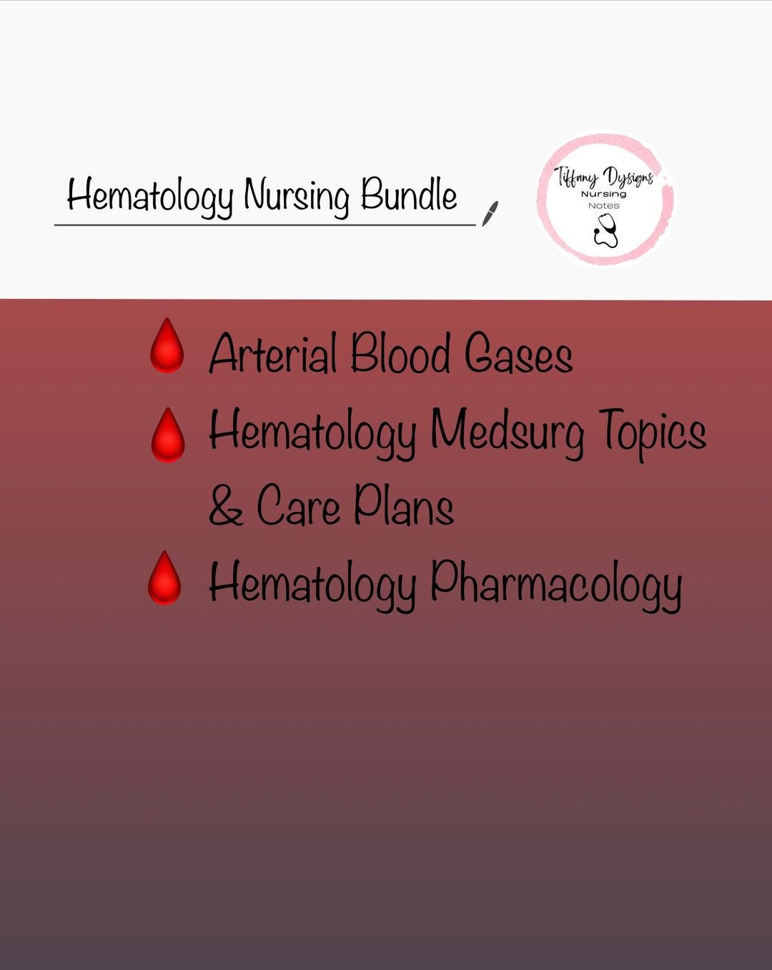 Hematology Nursing Note Bundle - Etsy