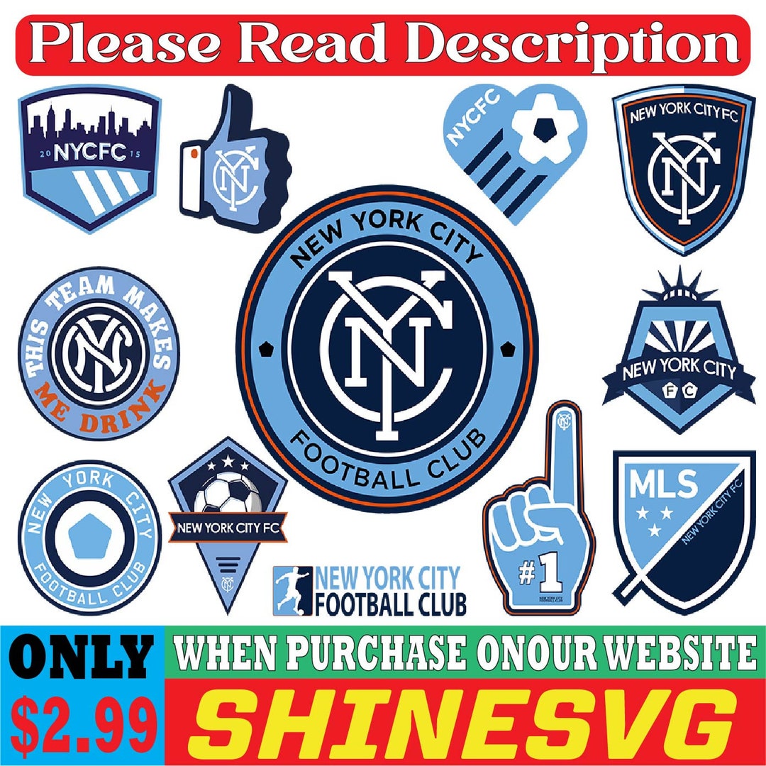New-york-city FC Soccer Team Svg New York City FC Svg M L S - Etsy