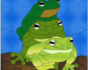 Stained Glass Frog - Etsy