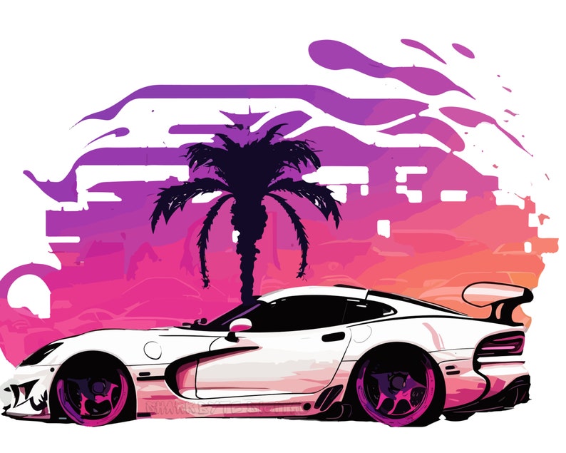 6 Classic Car Vectors SVG and PNG File Type Racing Sports Car Vehicles ...