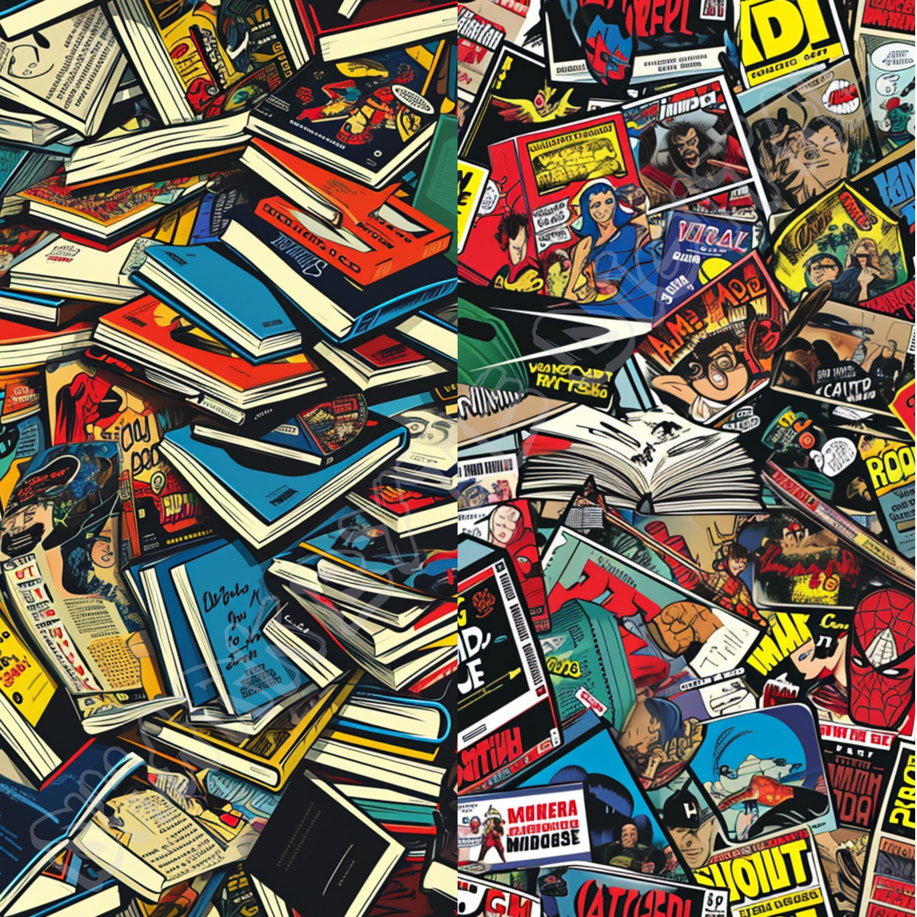Comic Book Seamless Digital Paper | Perfect for Digital and Printable ...