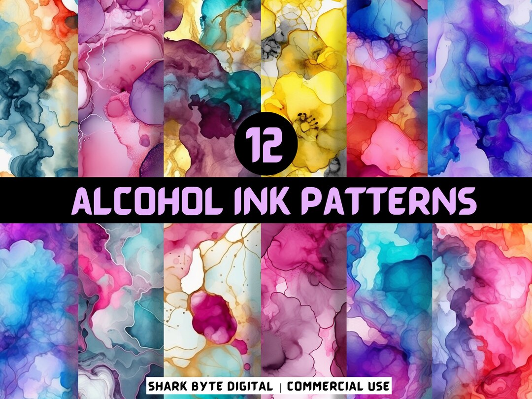 10 Stunning Alcohol Ink Patterns to Elevate Your Creative Projects ...