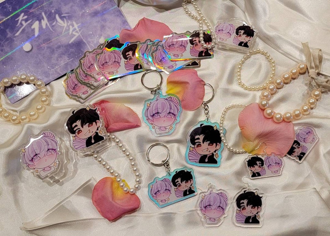 Pearl Boy Merch - Kang Dooshik & Jin Jooha Earrings Keychain Etc BL ...