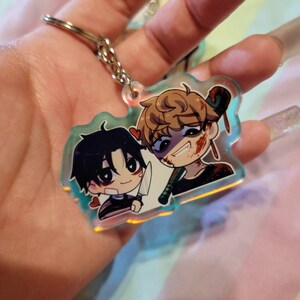 Killing Stalking Yoon Bum & Sangwoo Acrylic Keychains - Etsy