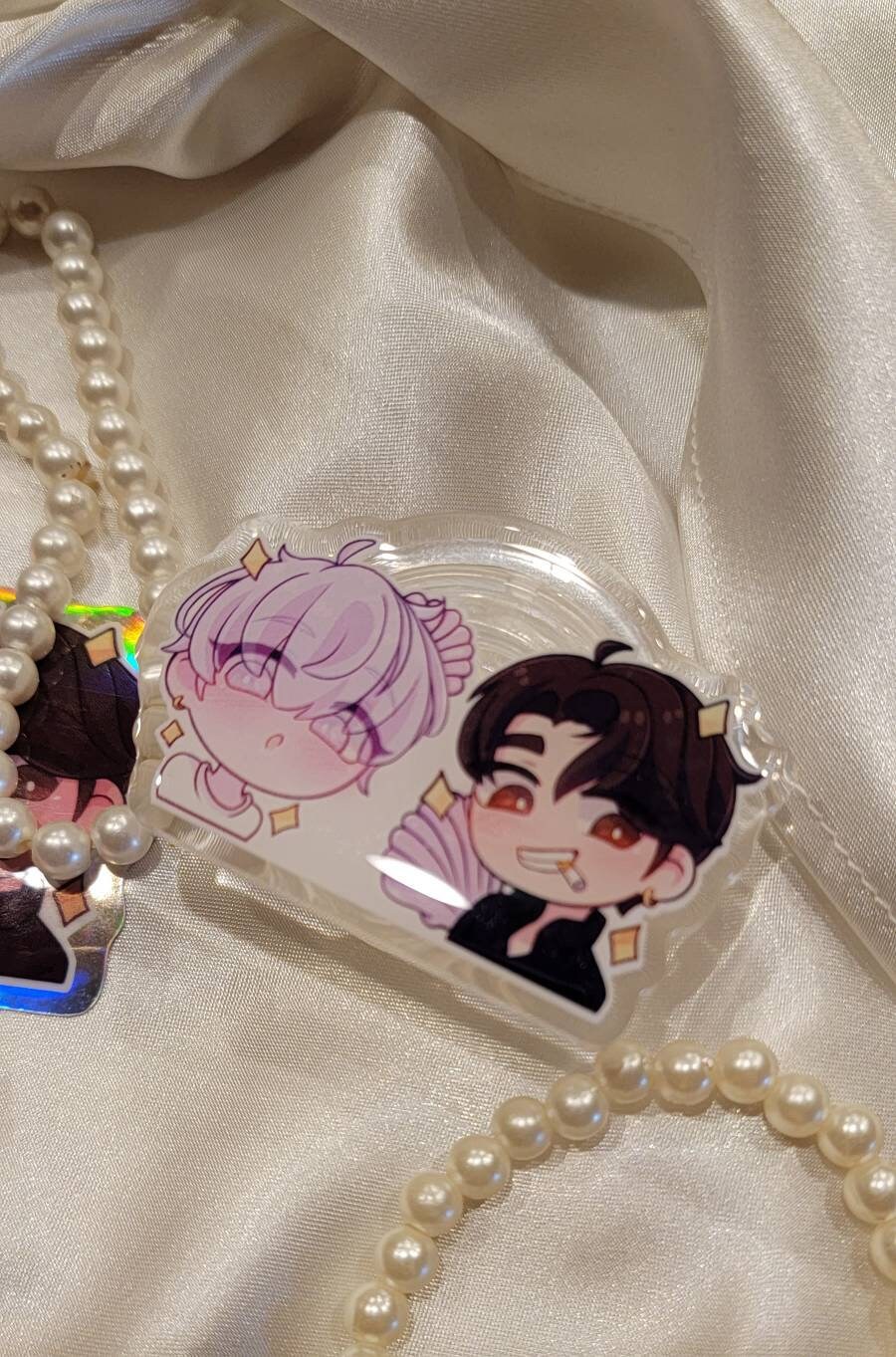 Pearl Boy Merch - Kang Dooshik & Jin Jooha Earrings Keychain Etc BL - Etsy
