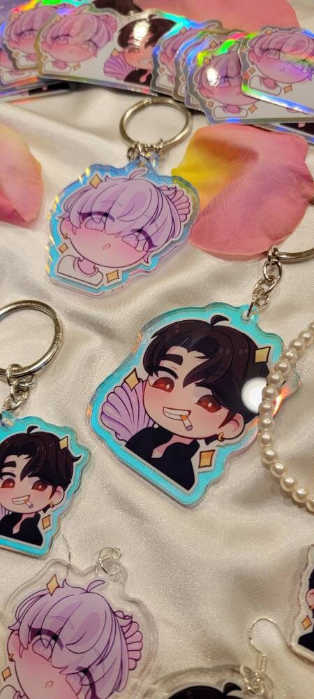 Pearl Boy Merch - Kang Dooshik & Jin Jooha Earrings Keychain Etc BL - Etsy