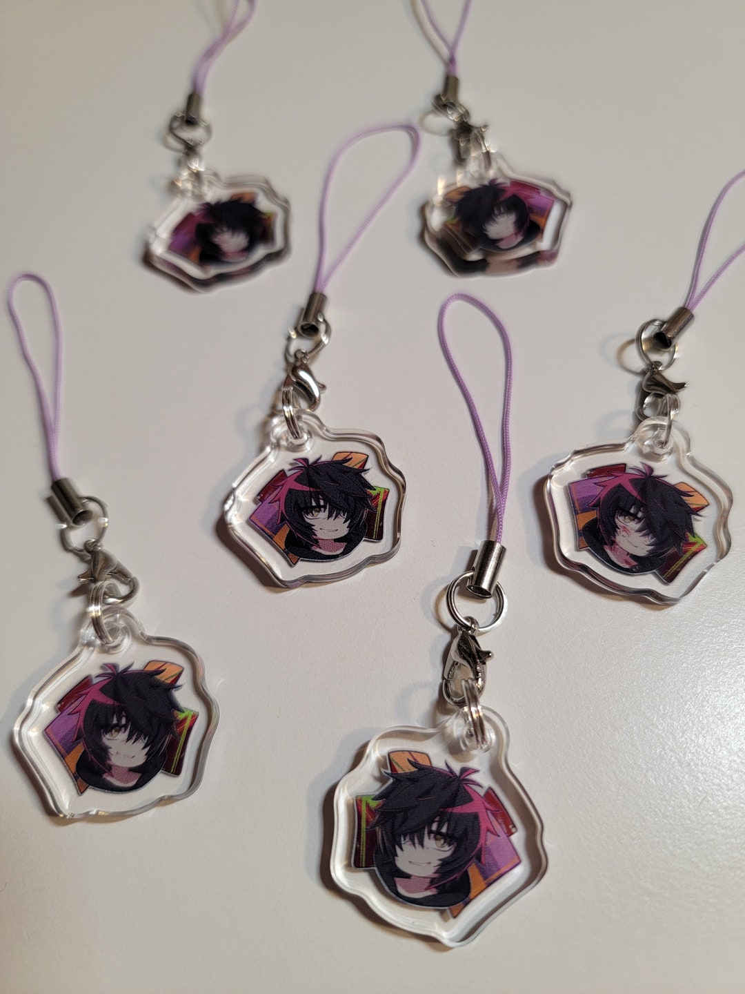 Slow Damage Character Acrylic Phone Charm ~ Towa - Etsy