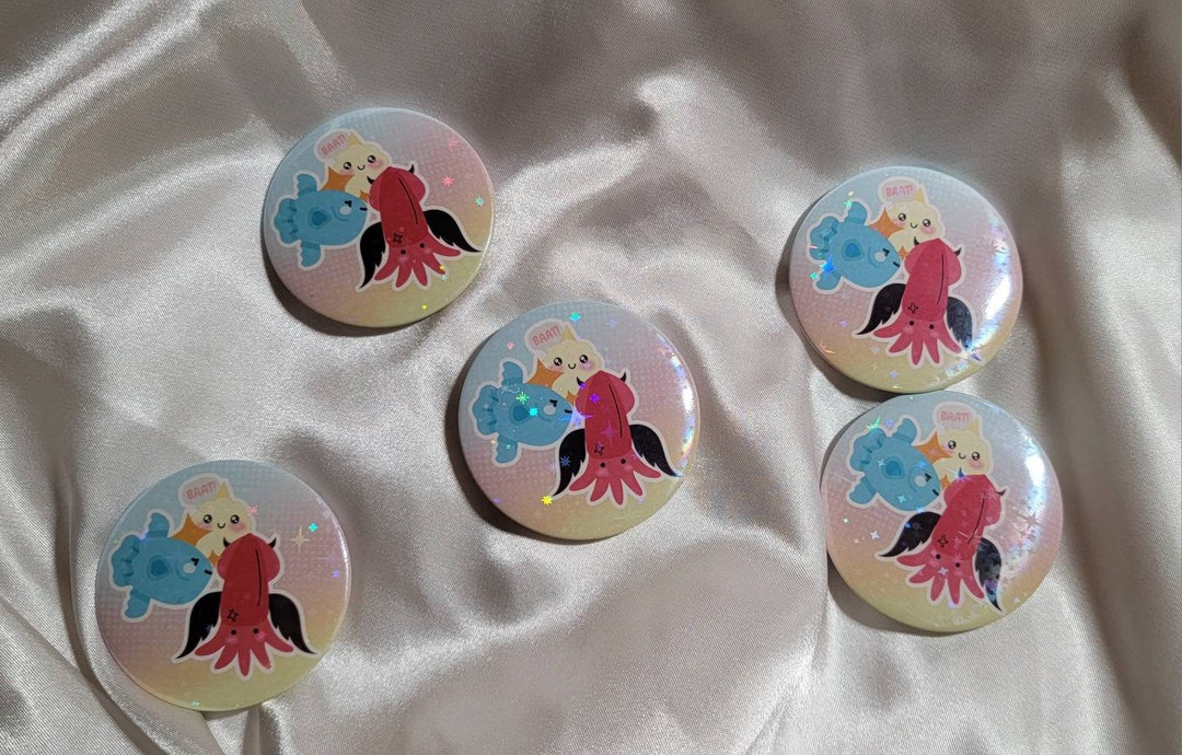 ORV Joongdok Daddies Iridescent Holo Button - Kim Dokja Ugly Squid Yoo ...