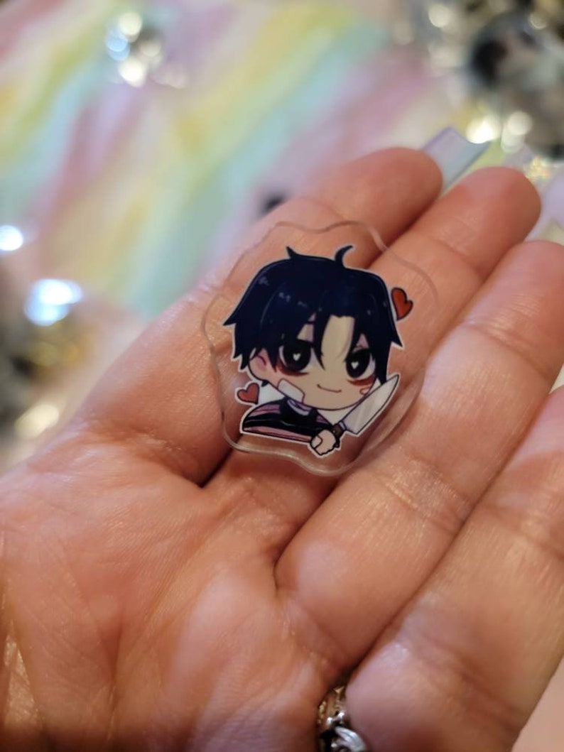 Killing Stalking Yoon Bum & Sangwoo Acrylic Pins - Etsy