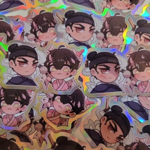 Painter of the Night Nakyum and Seungho Holo Stickers - Etsy