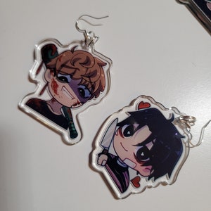 Killing Stalking Yoon Bum & Sangwoo Earrings - Etsy