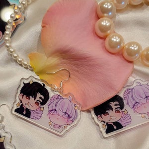 Pearl Boy Merch - Kang Dooshik & Jin Jooha Earrings Keychain Etc BL - Etsy