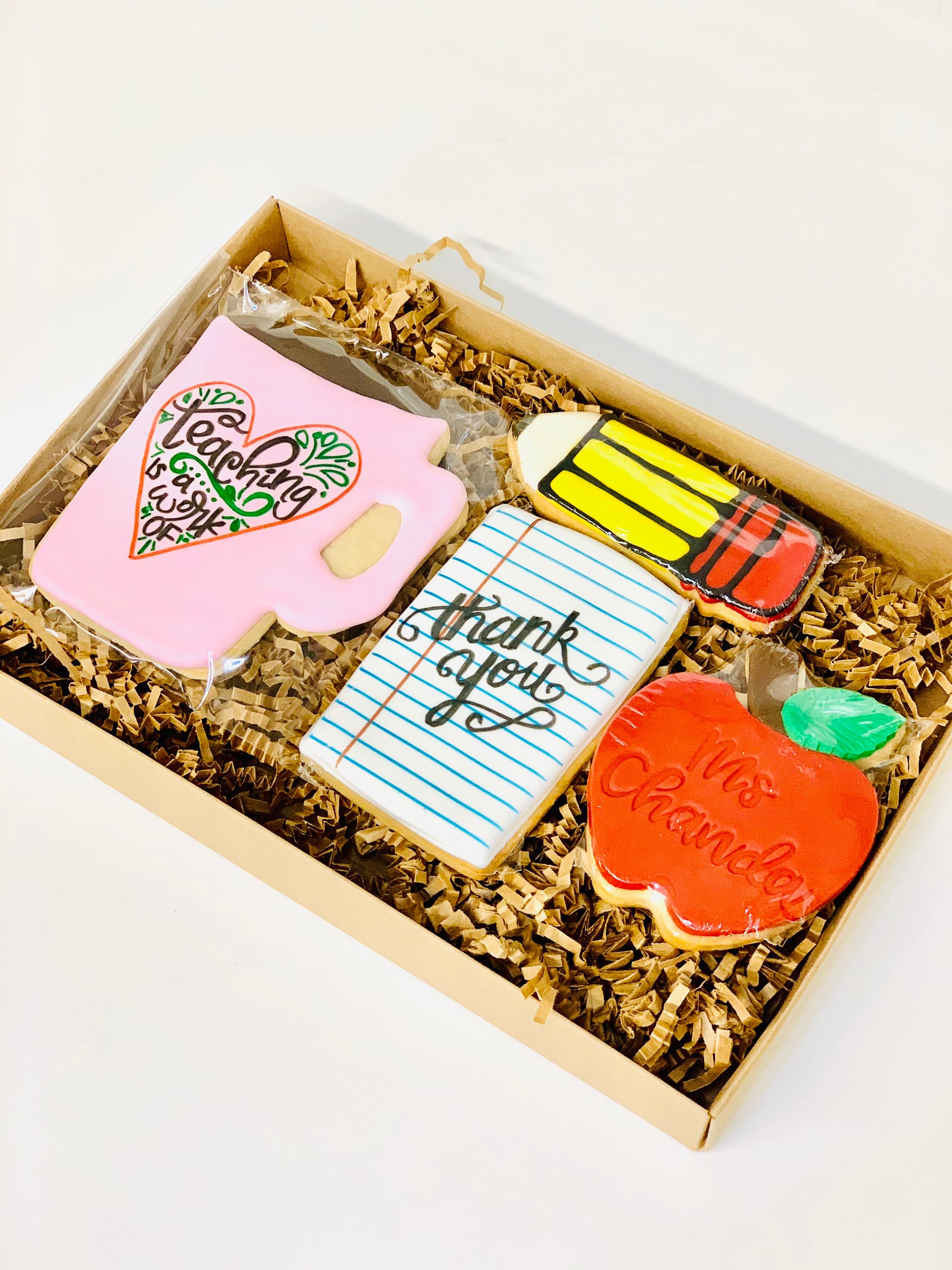Teacher Appreciation Cookie Set Teacher Appreciation Gift - Etsy