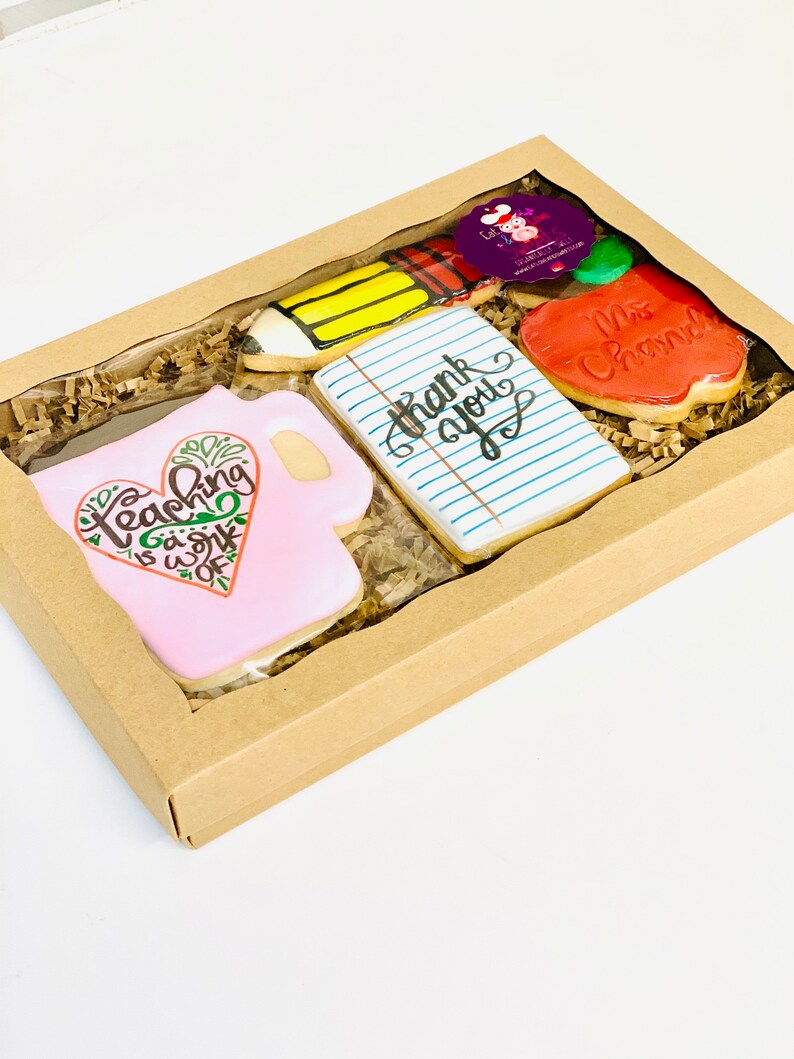 Teacher Appreciation Cookie Set Teacher Appreciation Gift - Etsy