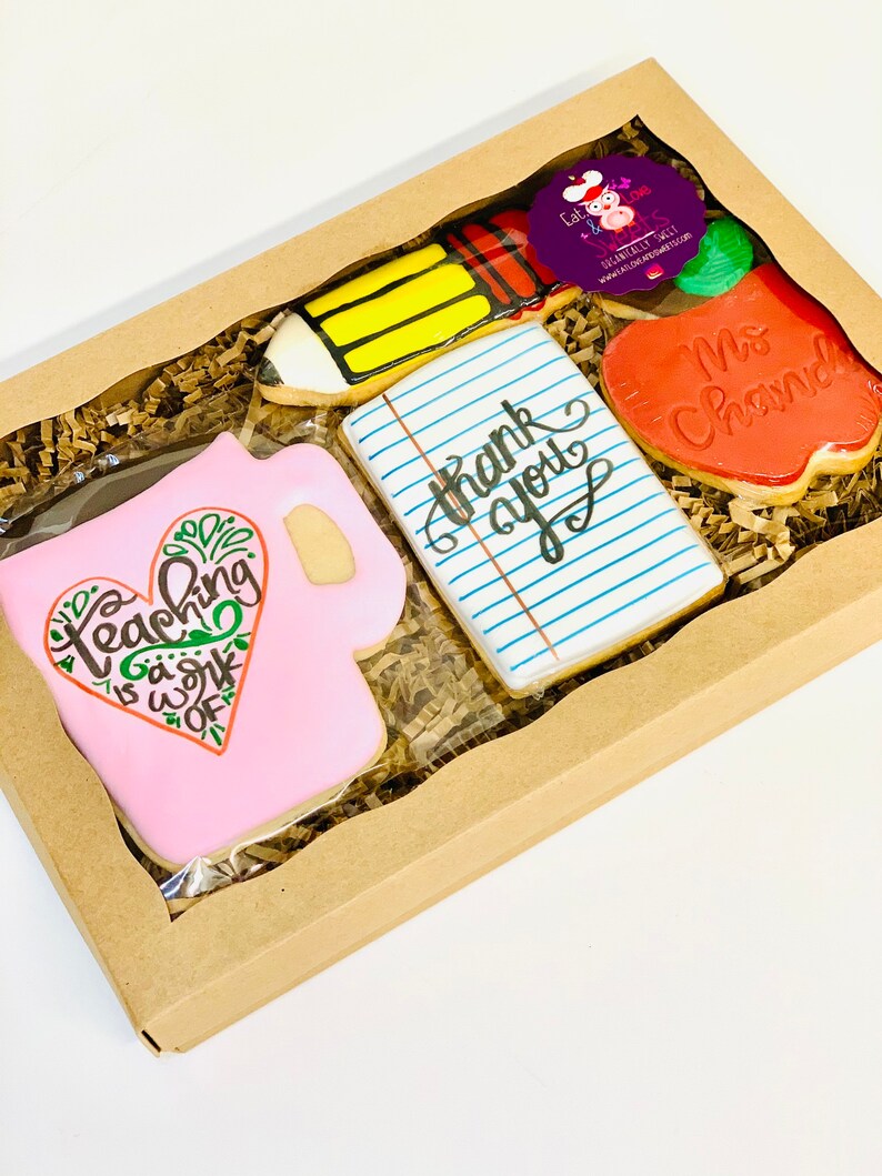 Teacher Appreciation Cookie Set Teacher Appreciation Gift - Etsy