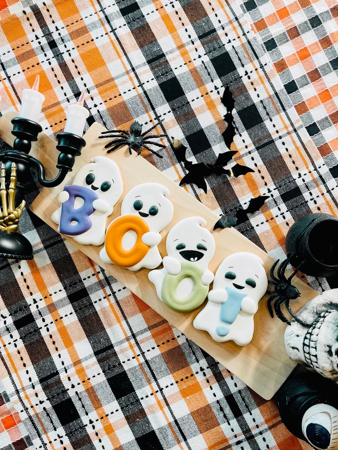 Halloween Boo Ghosts Cookie Set - Boo Ghosts Cookie Box - Etsy