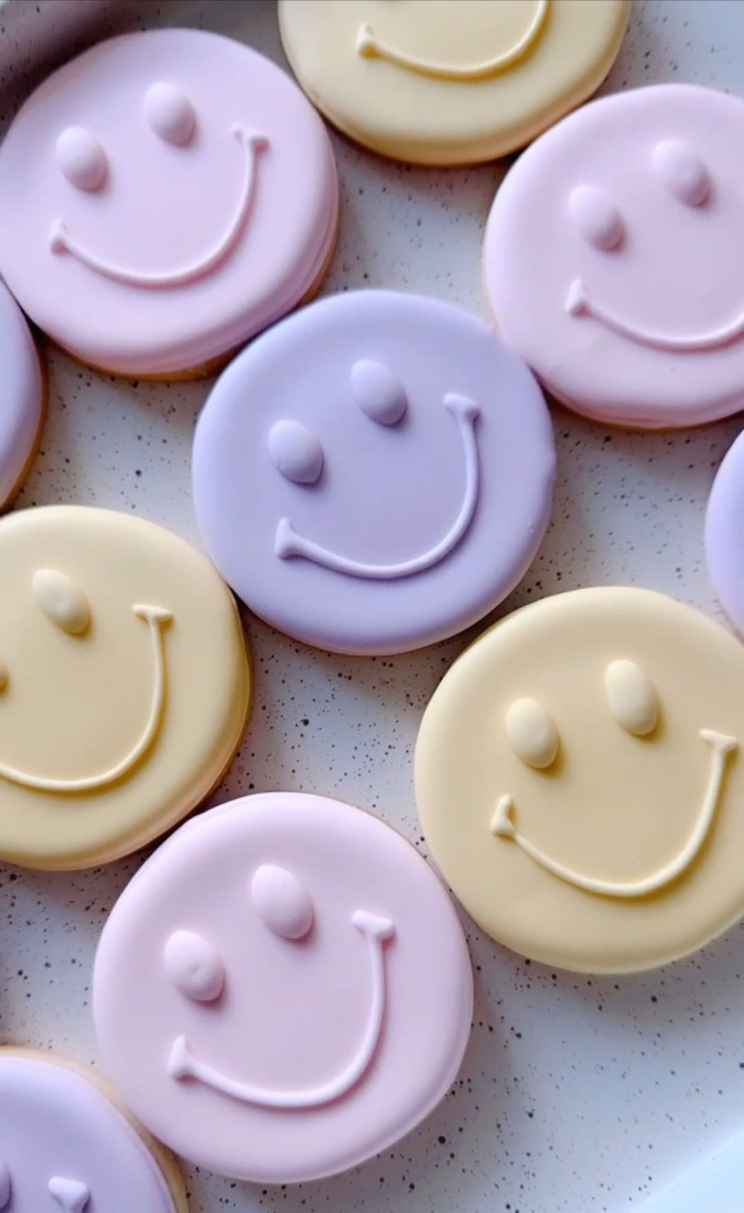 Smiley Faces Cookies - Designed Sugar Cookies - Etsy