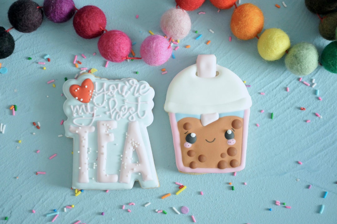 You’re My Best Tea Cookies - Valentines Day Cookies - Etsy