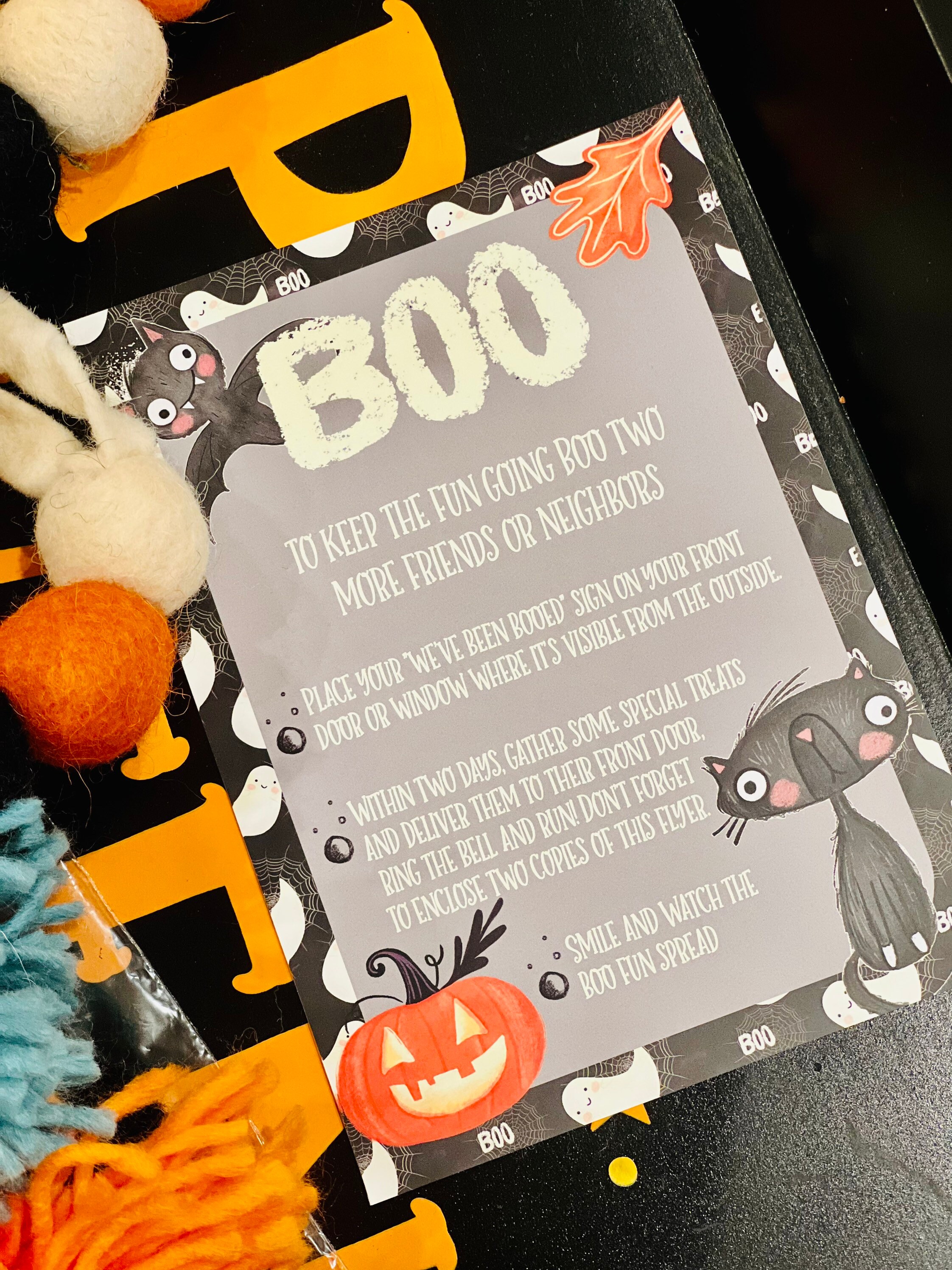 Boo Cookie Set - Halloween Boo Cookie Set - Etsy