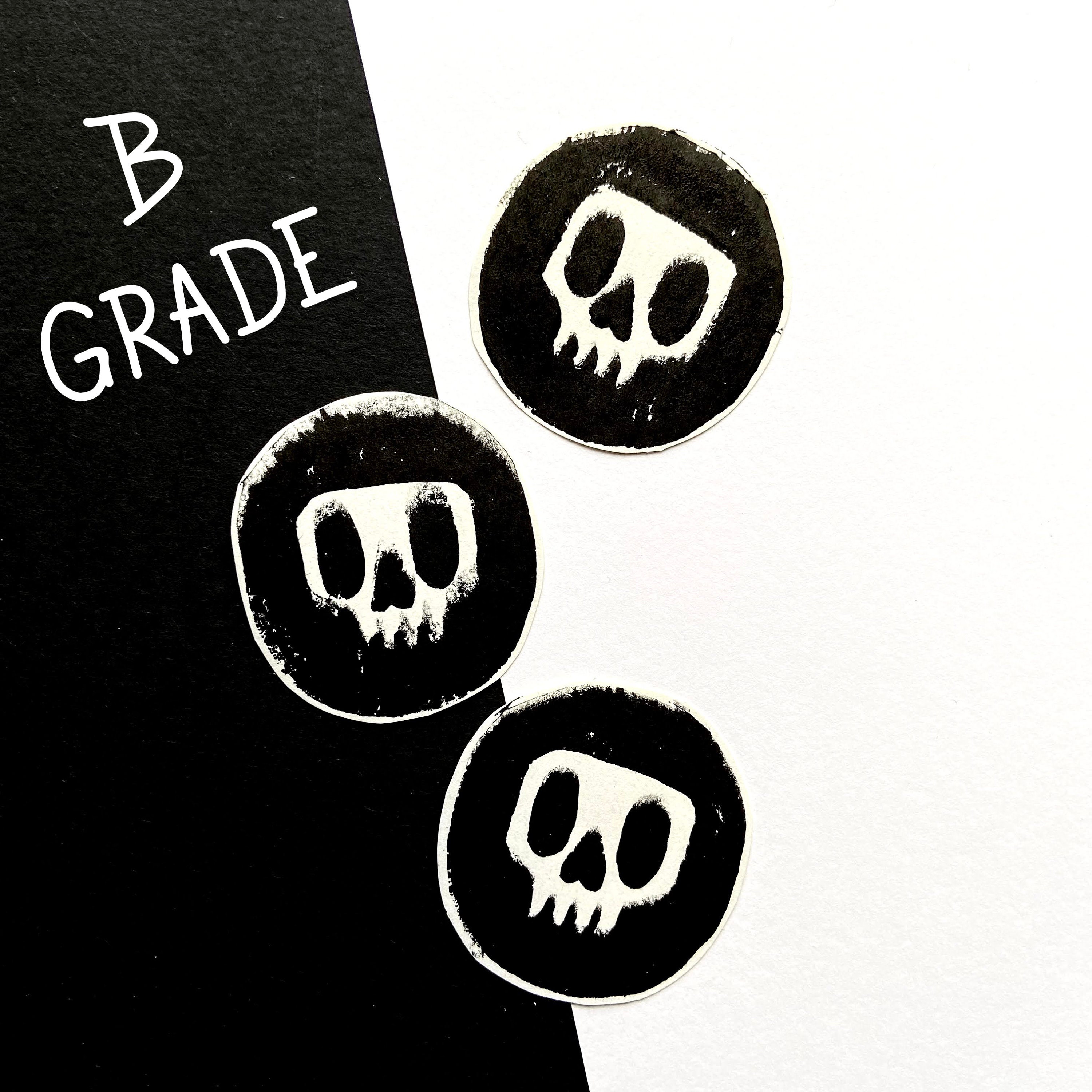 Circle Skull Sticker - Etsy