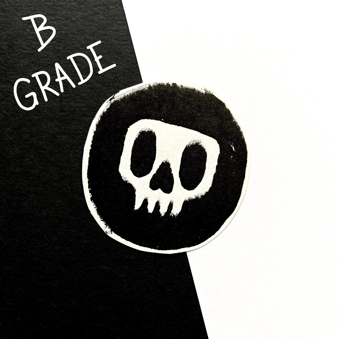 Circle Skull Sticker - Etsy