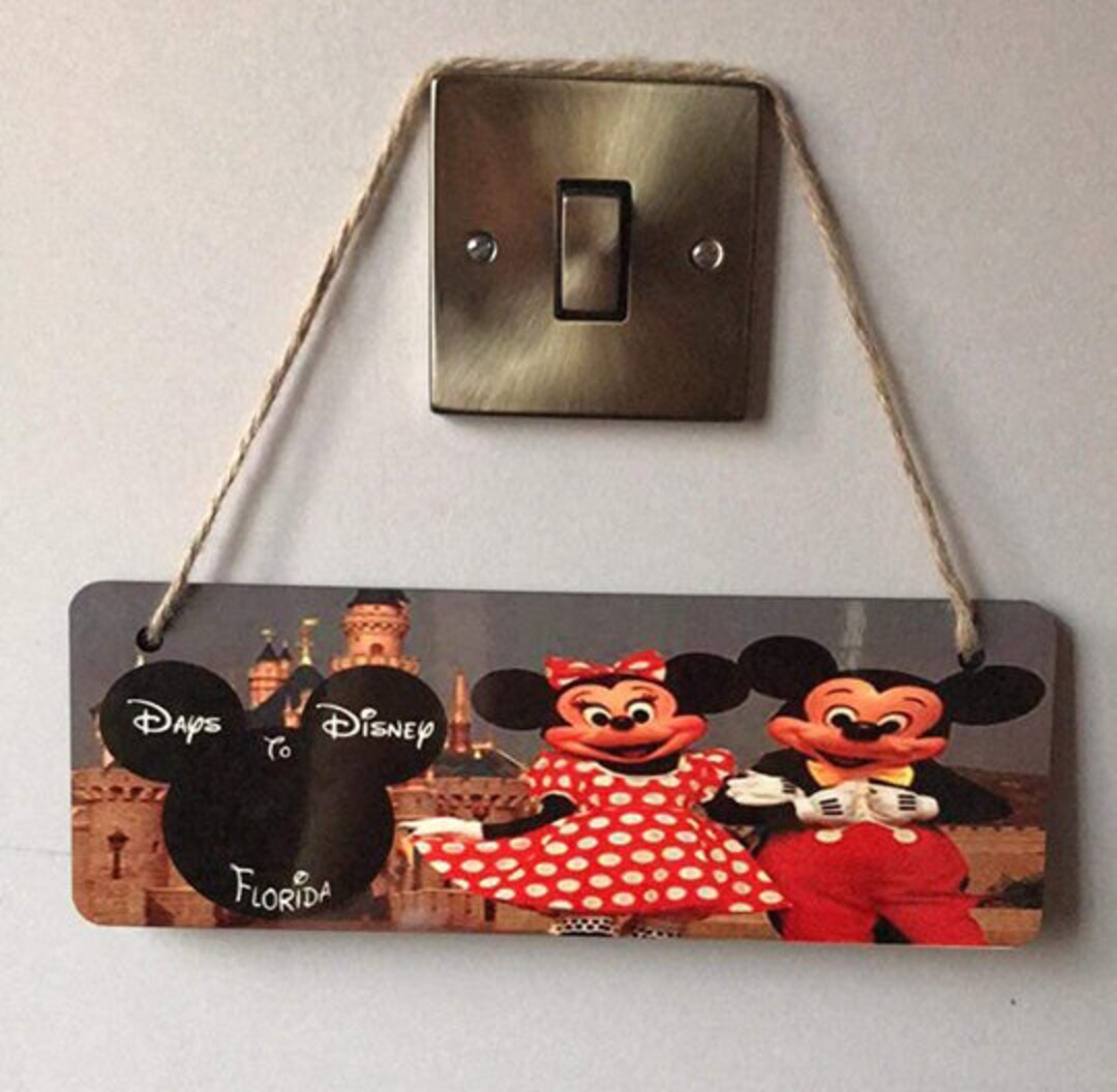 Disney Countdown Board - Etsy