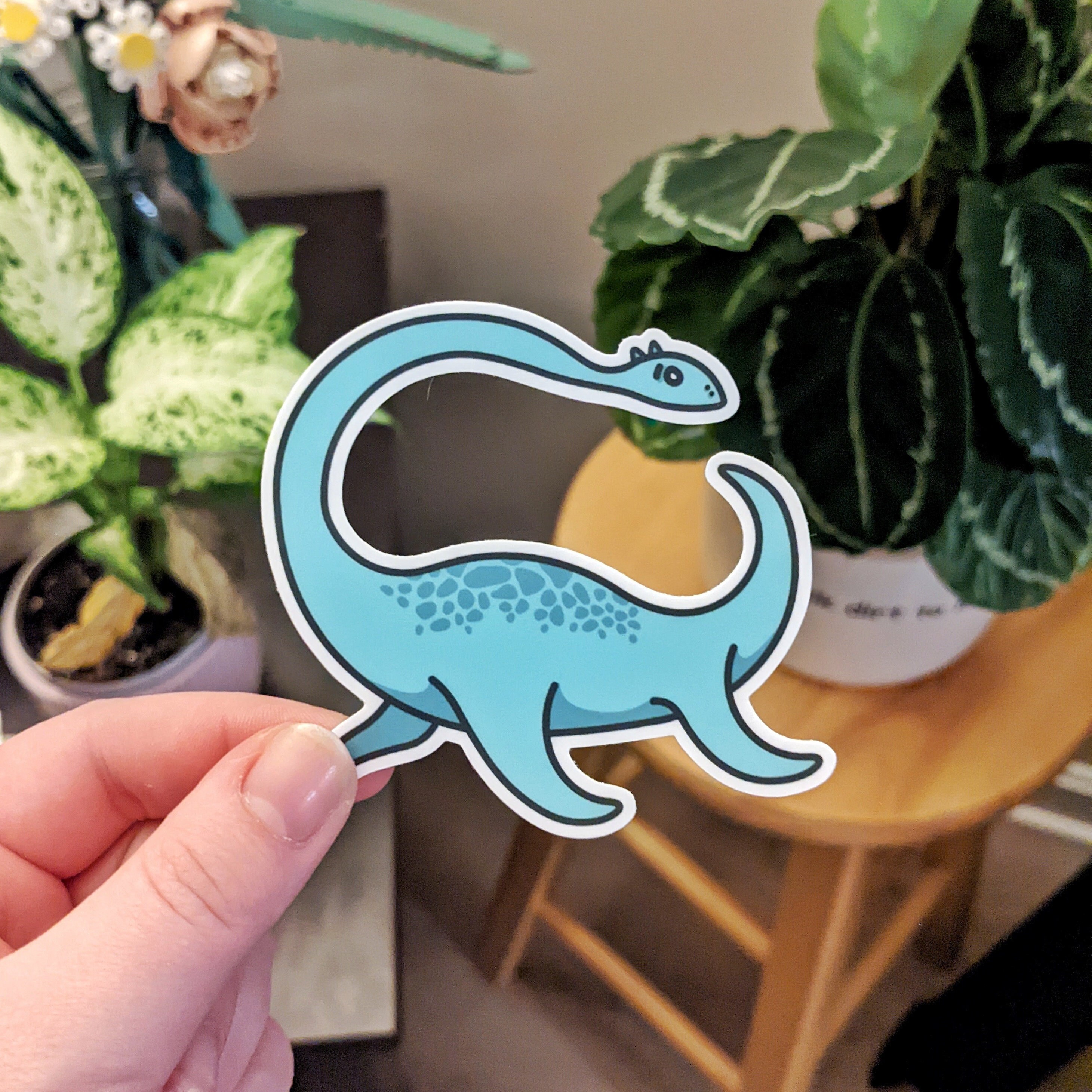 Lock Ness Monster nessie Vinyl Sticker Waterproof & Durable Cute Animal ...