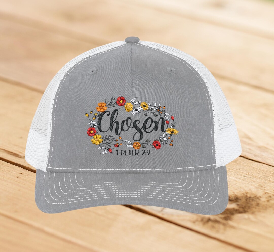 Religious Hat Embroidered Cap Religious Gift for Her Christian Apparel ...