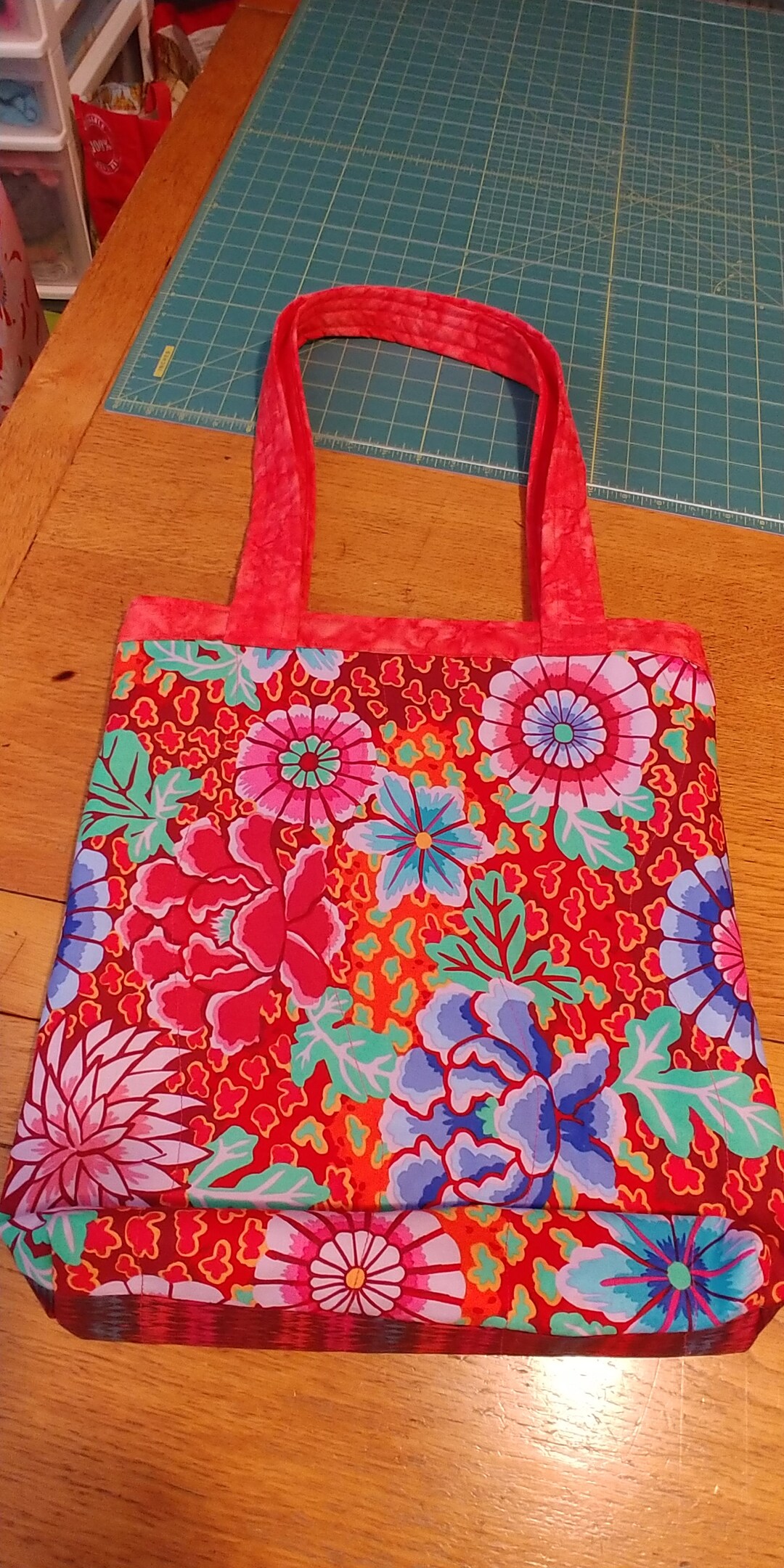 Quilted Totebag / Craft Bag - Etsy