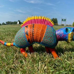 Alebrije Creature Tiger Armadillo Fish Nahual - Indigenous Zapotec ...