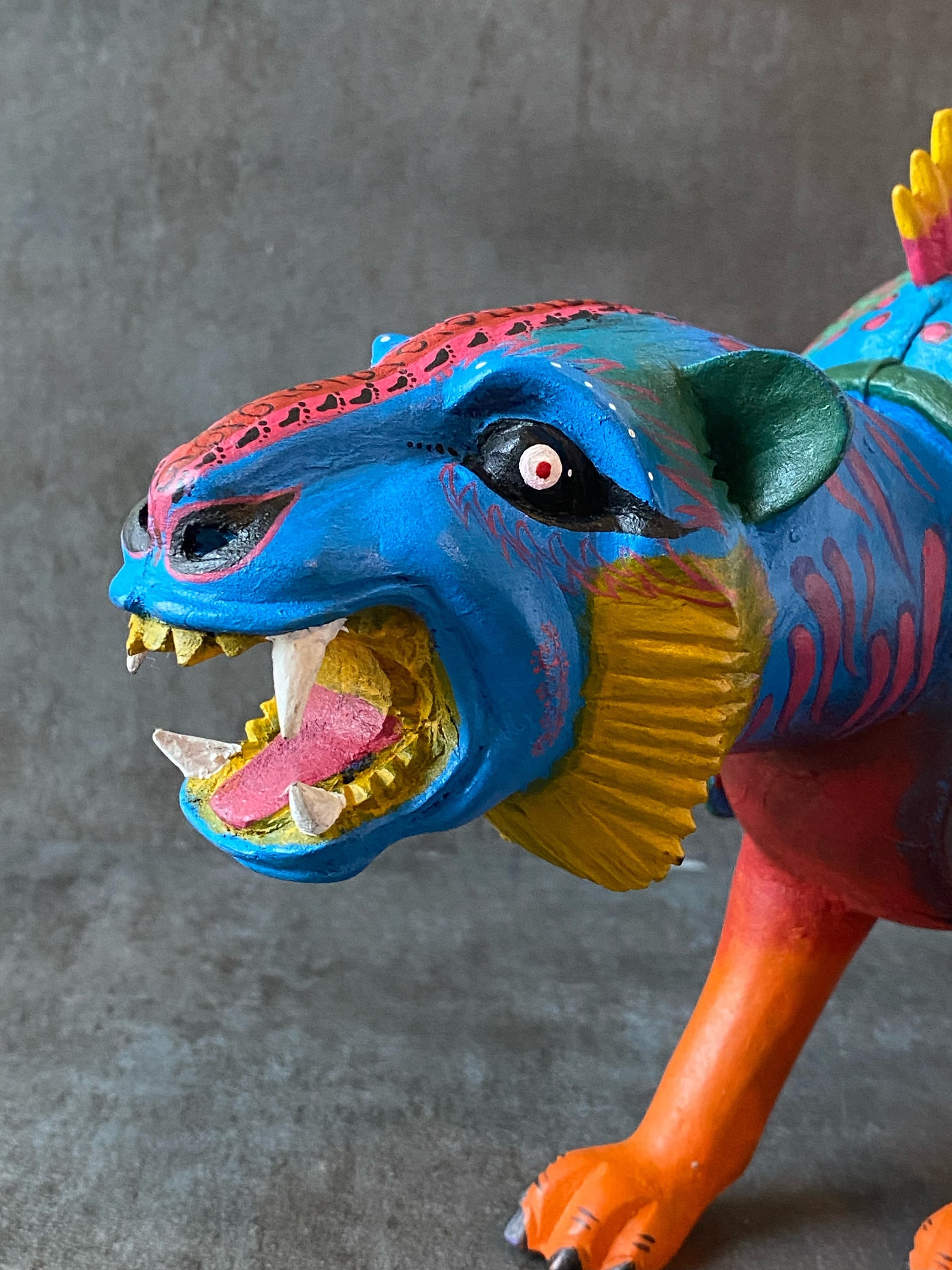 Alebrije Creature Tiger Armadillo Fish Hybrid Indigenous | Etsy