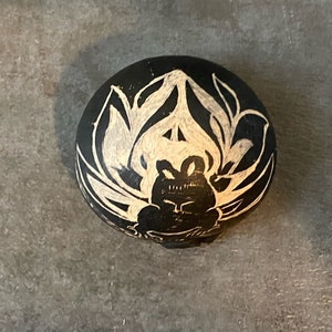 Zapotec Carved Gourd Jícara With Toad - Oaxaca Mezcal En El Agua De Los ...