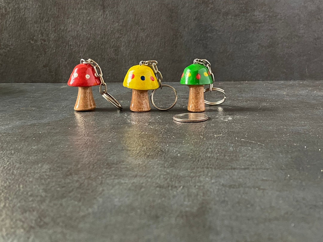 Zapotec Alebrije Mushroom Keychain Oaxaca Mushroom Keychain - Etsy