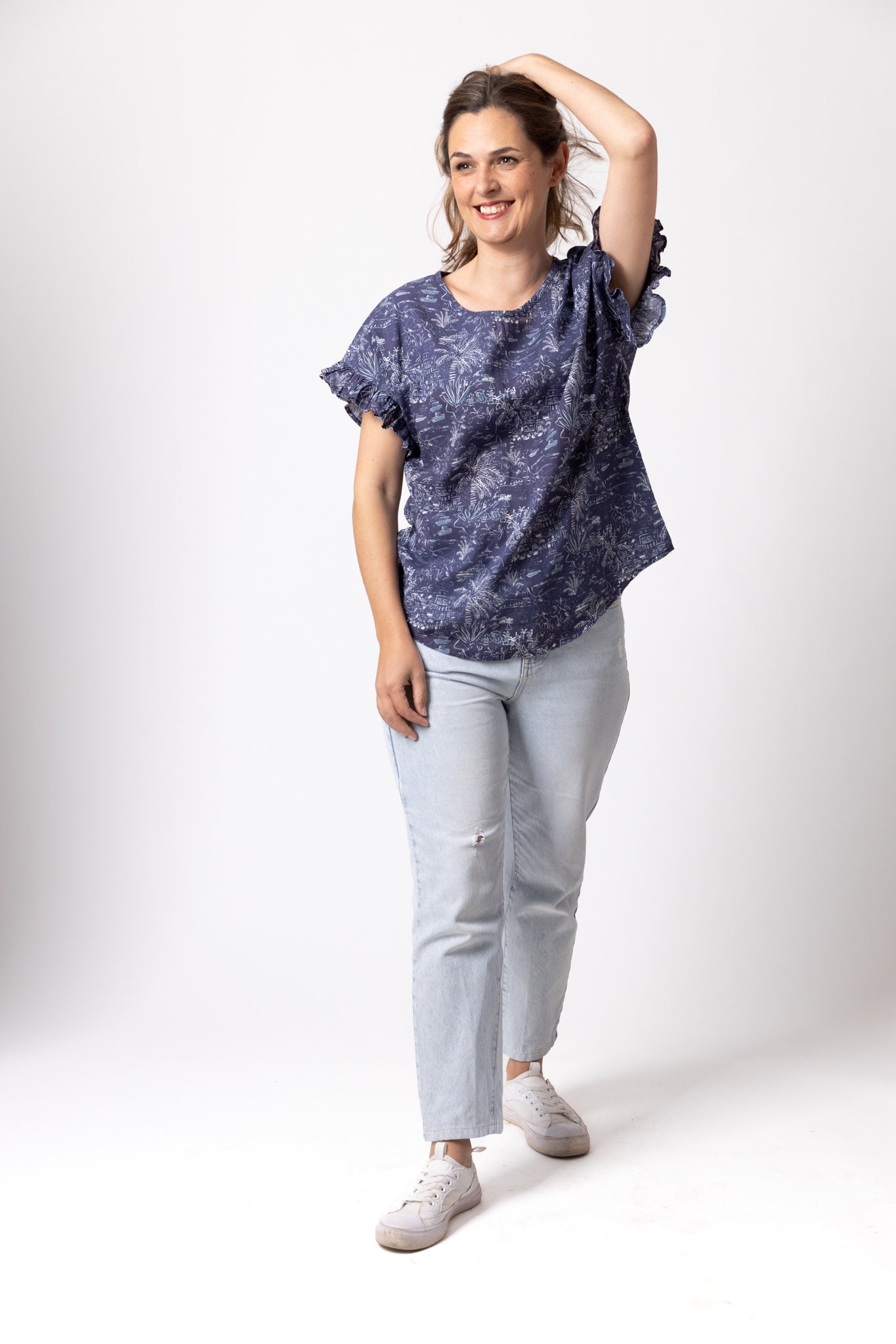 The Polperro Blouse PDF Pattern - Etsy