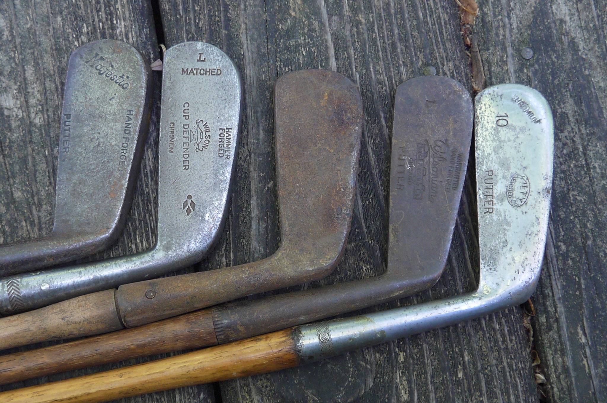 10 Antique Vintage 1920's Hickory Shaft Putters FREE UPS Ground ...