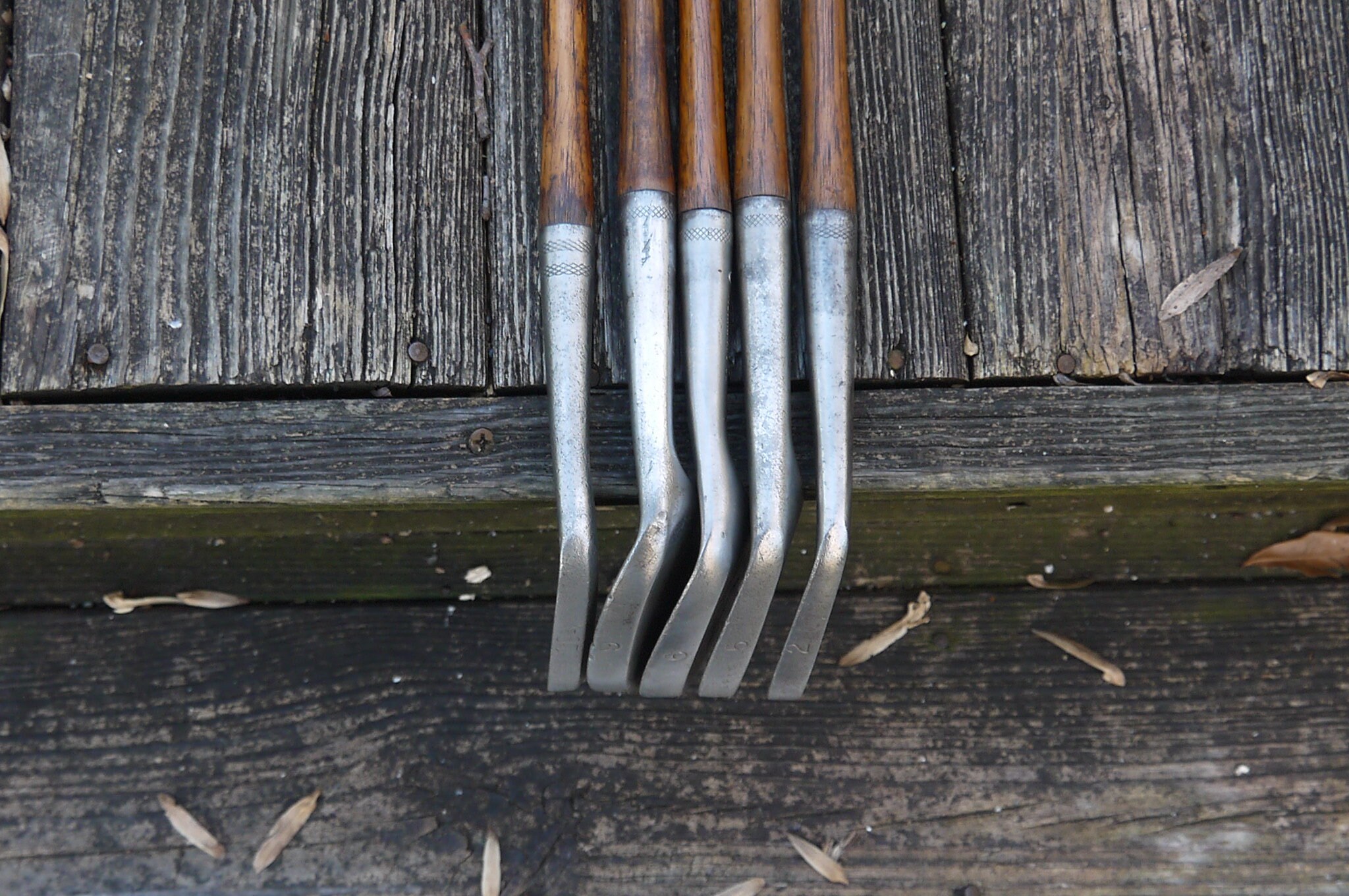 5 Club Macgregor Go-sum Antique Vintage 1920's Hickory Shaft Set FREE ...