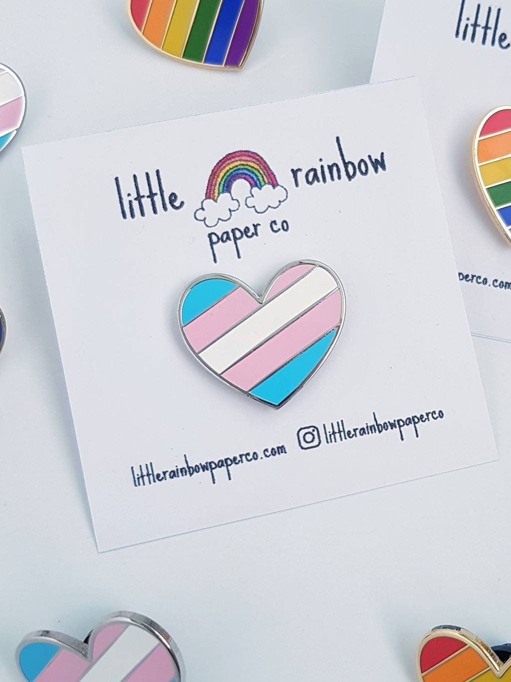 Trans Pride Pin Queer Enamel Pin Trans Heart Pin - Etsy