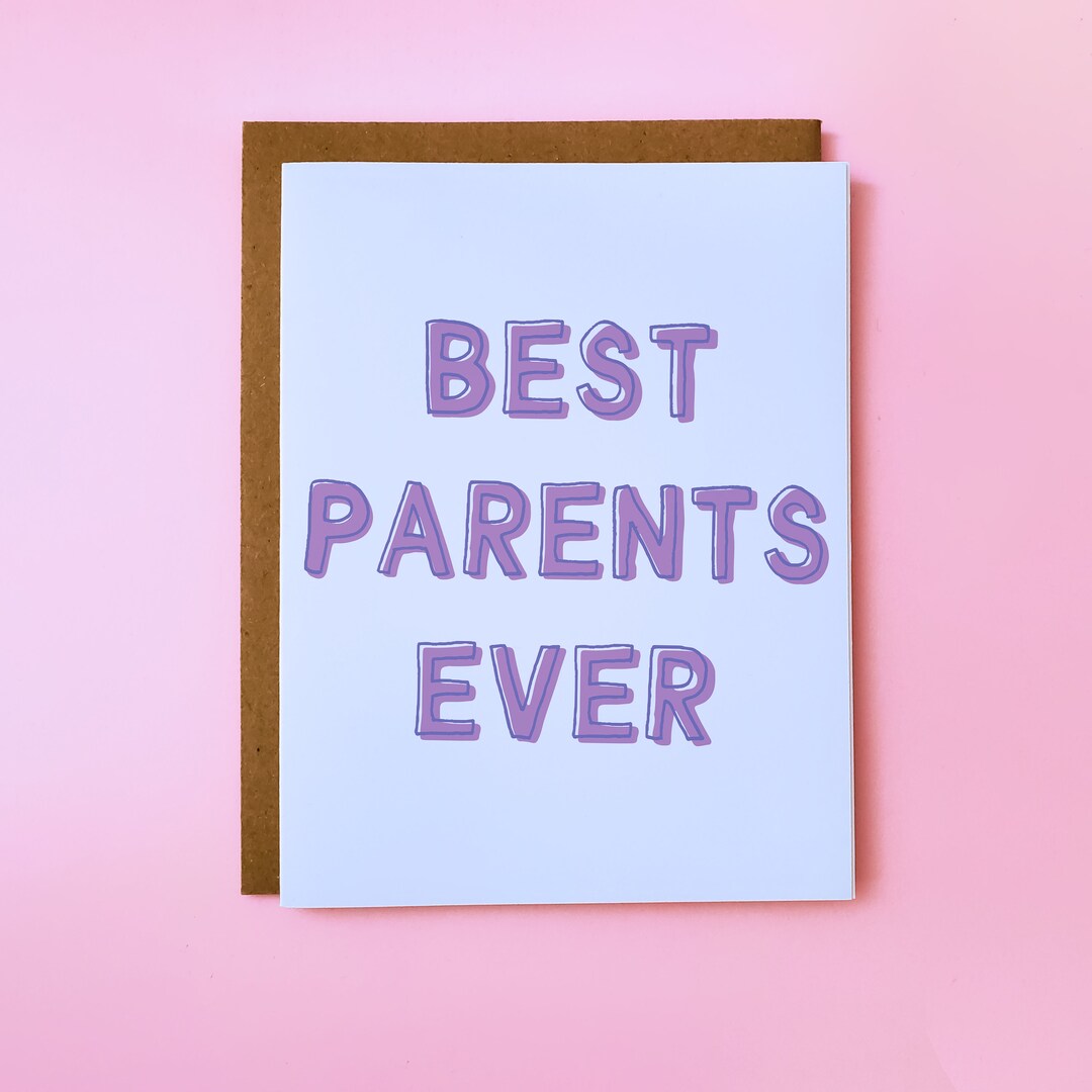 Best Parents Ever Card - Etsy